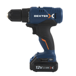 trapano a batteria dexter 12v 1.5ah con caricabatterie - bricocenter